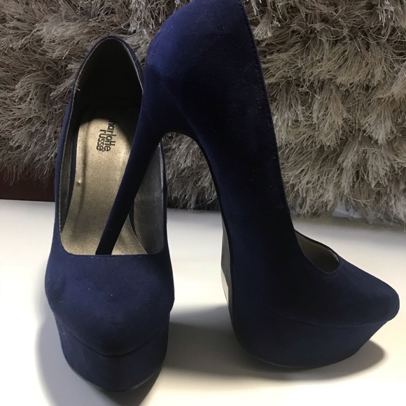 Shoes | Royal Blue Platform Heels | Poshmark